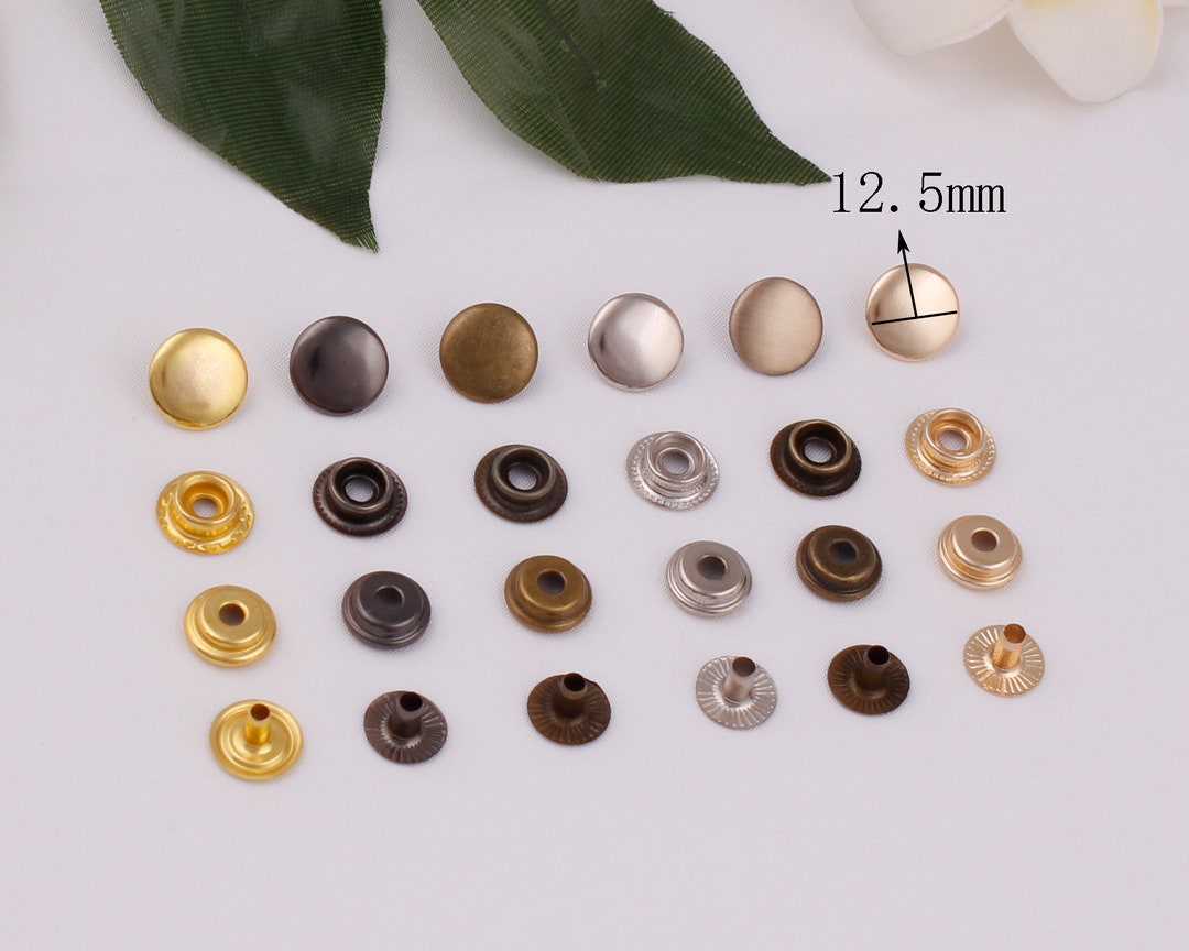12.5mm Metal Snaps Utility Spring Metal Snaps Heavy Duty Snaps for ...