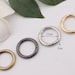 1 Inch 25mm Inner Round Spring O Ring Clasps Metal O Rings Round Ring ...
