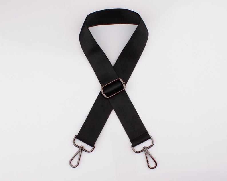 1.5 Inch 38mm Black Cross Body Bag Strap Adjustable Crossbody Strap ...