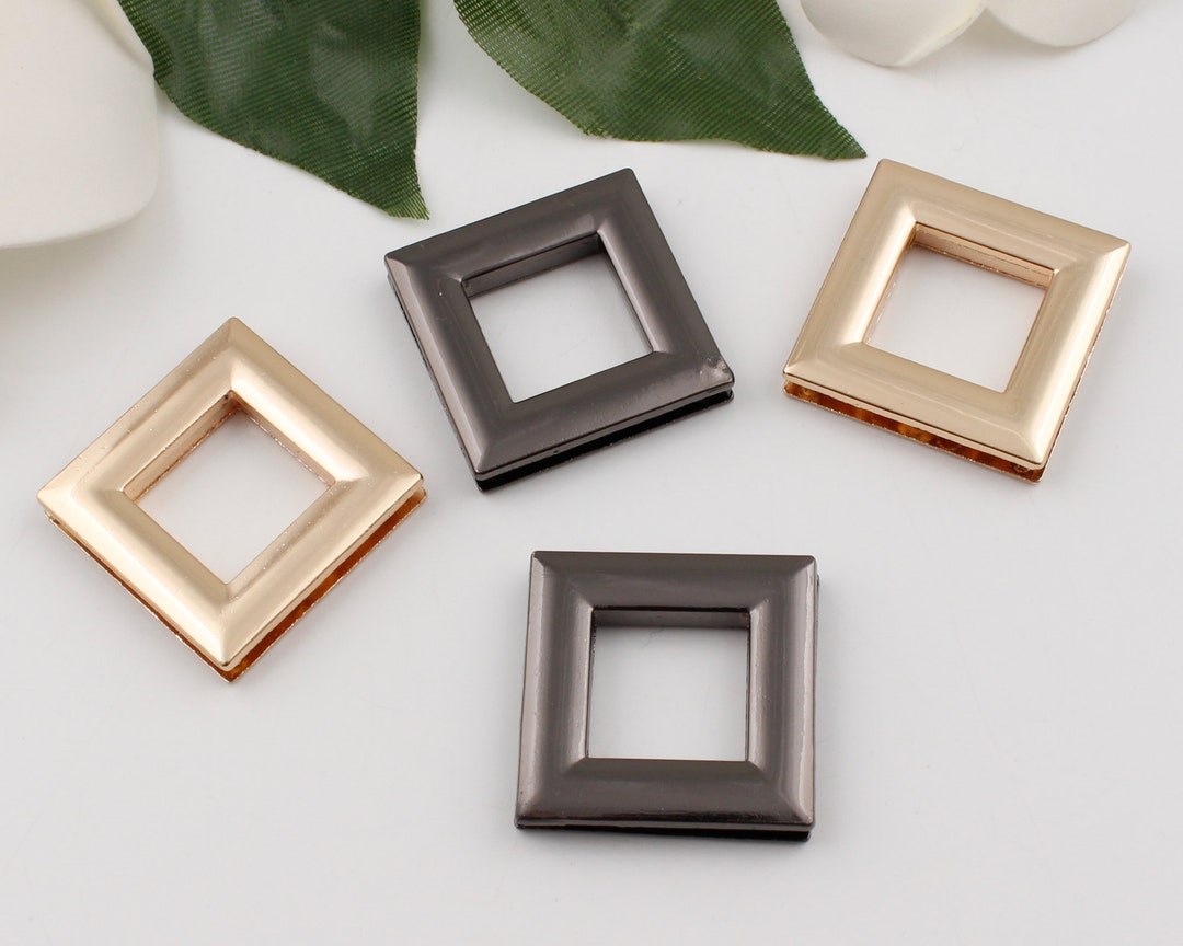 16mm Inner Square Alloy Screw Eyelet Alloy Eyelet Metal Grommet Round ...