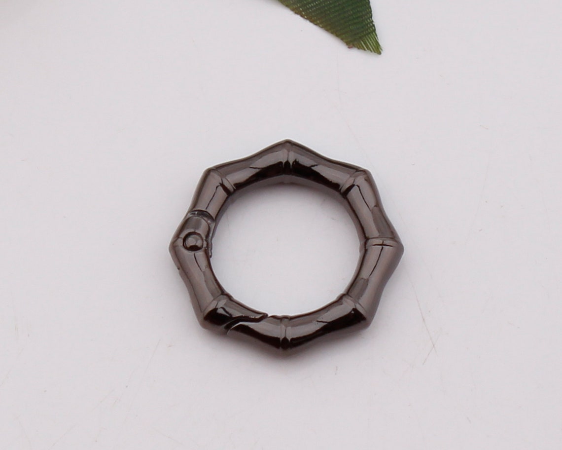 3/4 Inch 19mm Inner Bamboo Spring O Ring Clasps Metal O Rings | Etsy