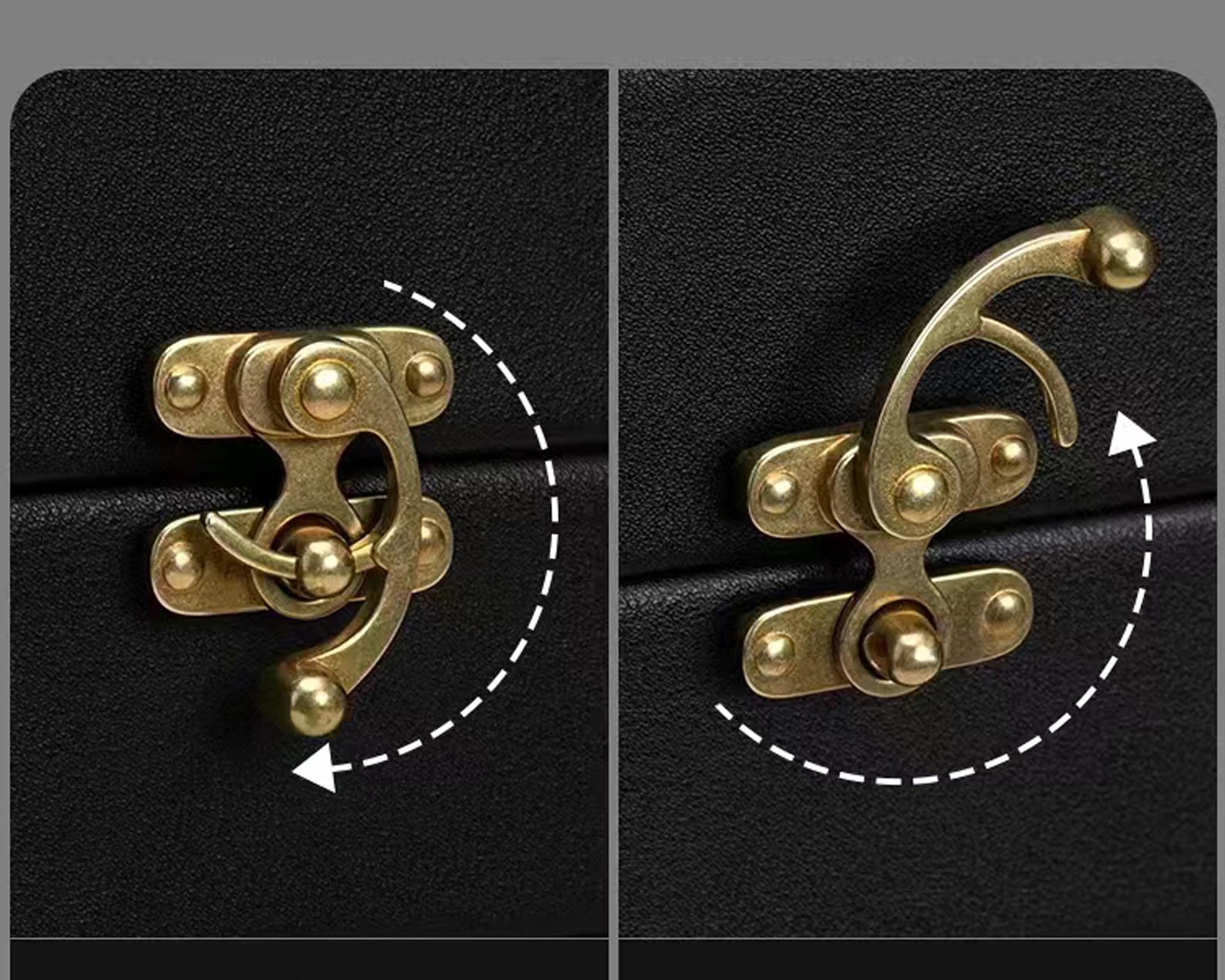 Metal Wooden Box Luggage Lock,hook Box Lock,jewelry Box Latch,gift ...