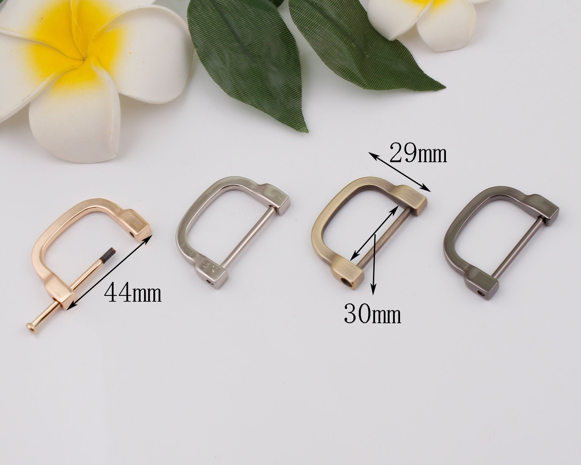 30mm Inner Metal D Ring Horseshoe D Ring Screw D Ring Bag Connector U ...