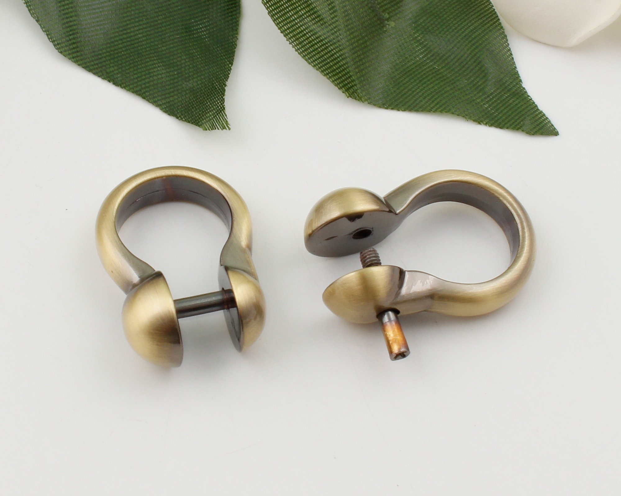 8mm Inner Metal D Ring Horseshoe D Ring Screw D Ring Bag Connector U ...