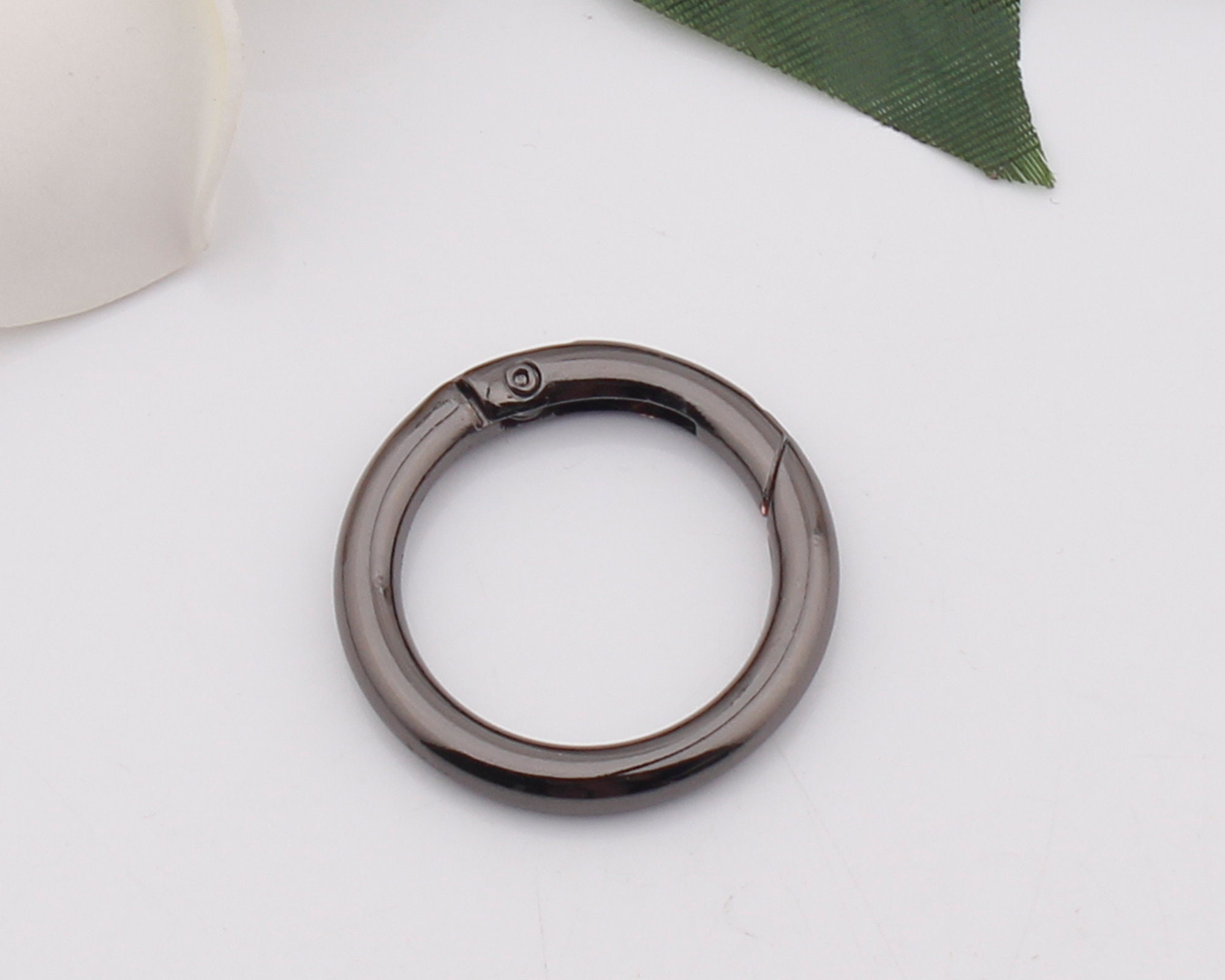 1 Inch 25mm Inner Round Spring O Ring Clasps Metal O Rings Round Ring ...