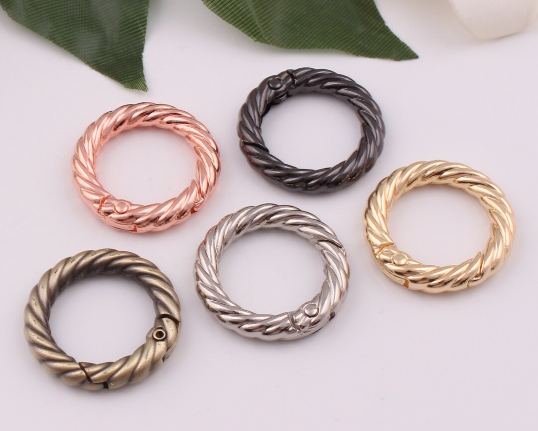 3/4 Inch 19mm Inner Round Spring O Ring Clasps Metal O Rings Round Ring ...