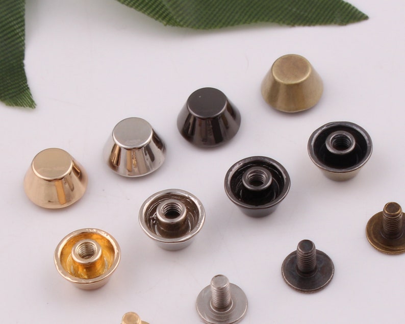 6mm Metal Purse Feet Bag Feet Handbag Feet Screw Rivets Handbag Studs ...