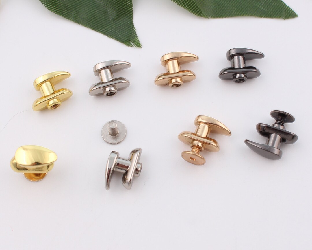 6mm Metal Purse Feet Bag Feet Handbag Feet Screw Rivets Handbag Studs ...