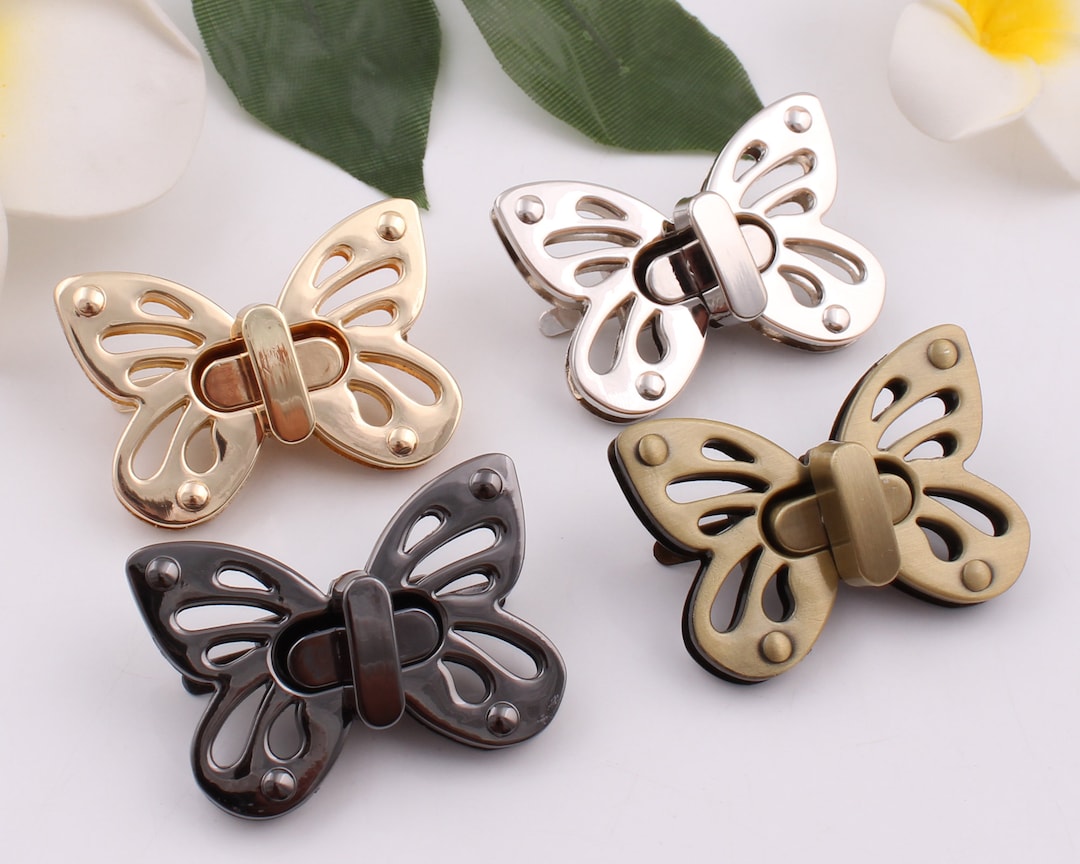Butterfly Bag Lock Purse Lock Purse Twist Lock Metal Lock Turn Lock ...