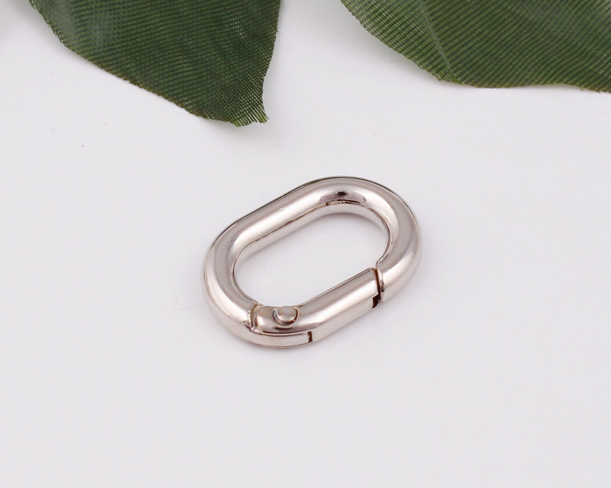 20mm innen 3/4" oval Feder o Ring Verschlüsse Metall o Ringe rund Ring ...