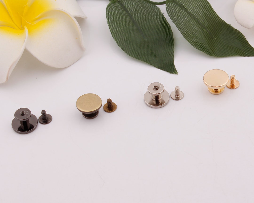 15mm Flat Head Screw Rivet Chicago Screws Screw Studs Screwback Rivet ...