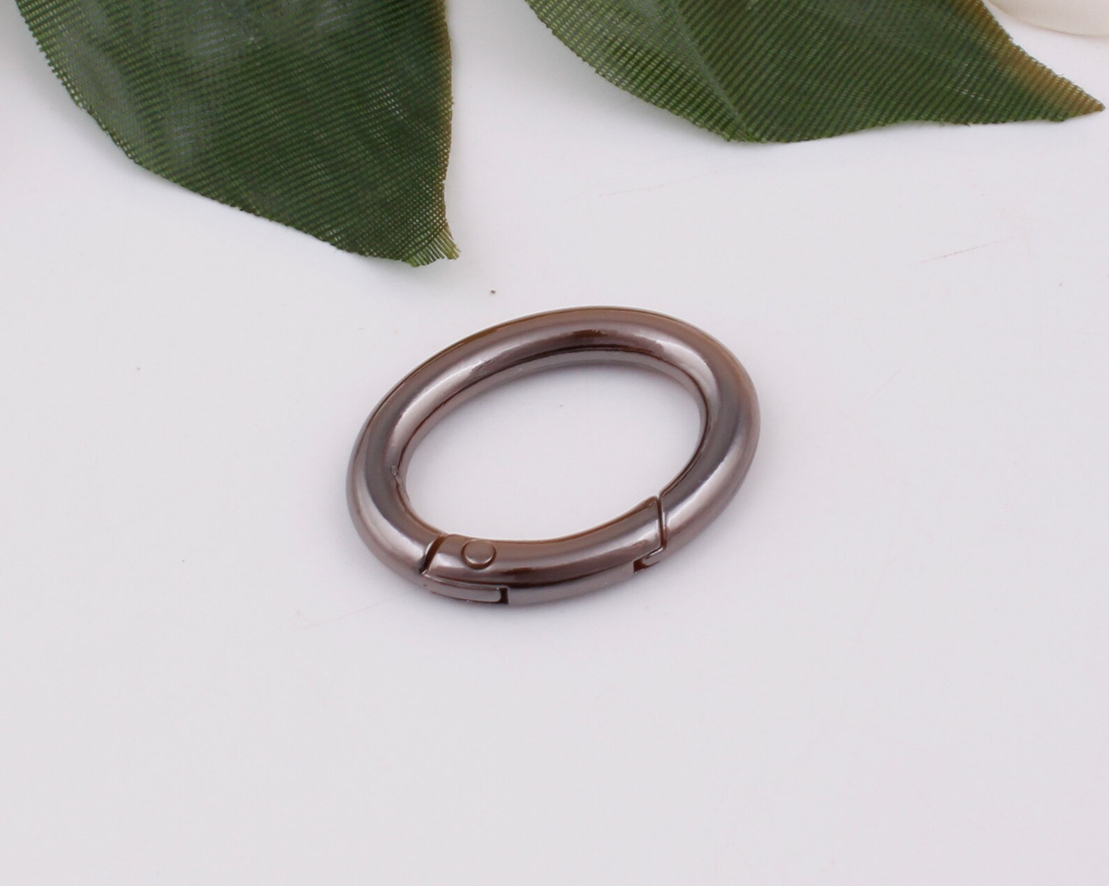 25mm Inner 1" Oval Spring O Ring Clasps Metal O Rings Round Ring Spring ...