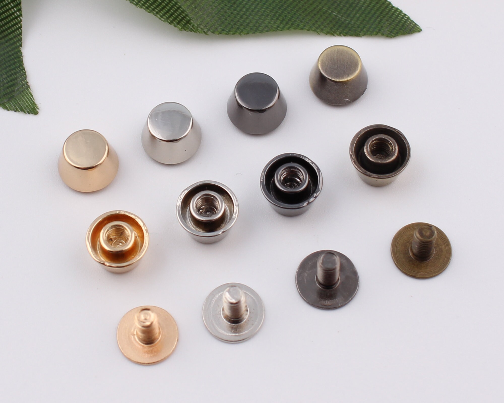 5mm Metal Purse Feet Bag Feet Handbag Feet Screw Rivets Handbag Studs ...
