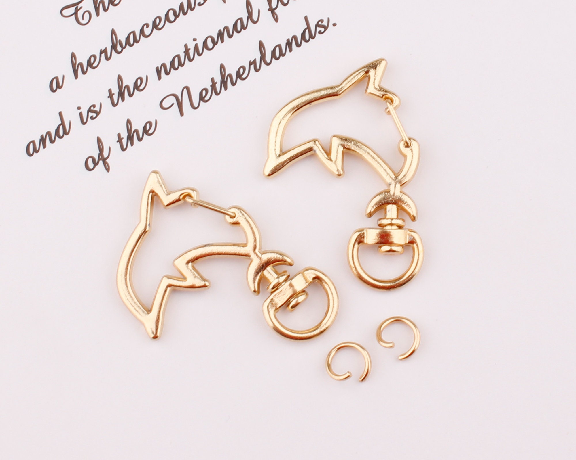 42mm29mm Dolphins Swivel Clasp Key Clasp Swlvel Snap Hook Key | Etsy