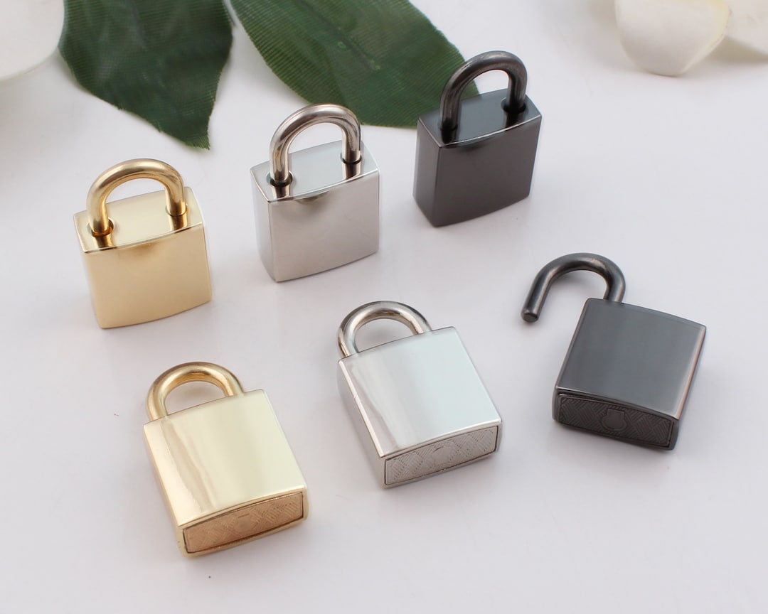 Metal Rectangular Padlock Lock Bag Lock Purse Lock Hanger Lock Purse ...