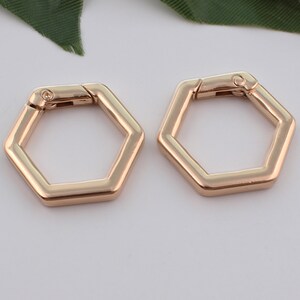 3/4 Inch 19mm Inner Hexagonal Spring O Ring Clasps Metal O Rings Round ...