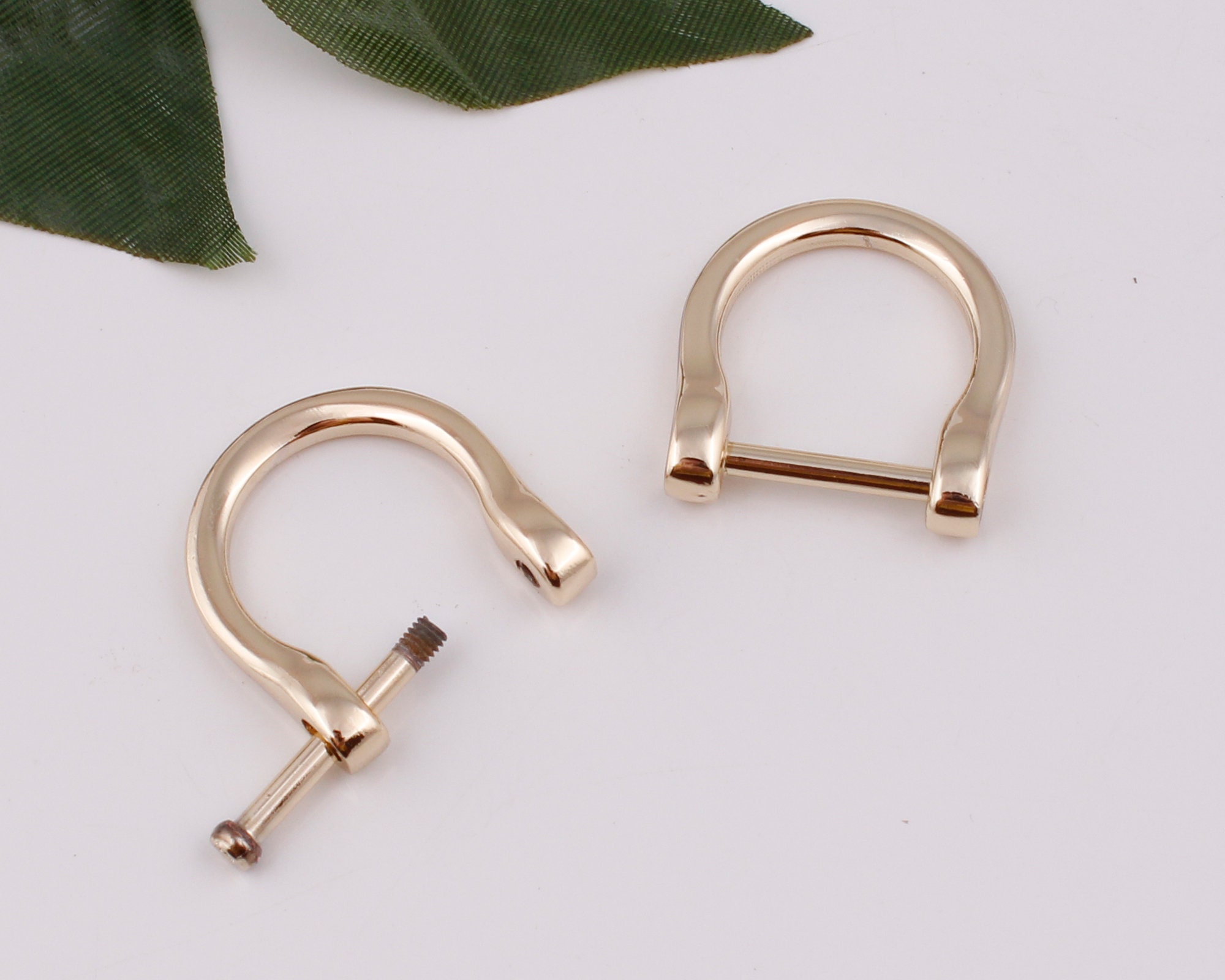 19mm Binnen metalen d ring hoefijzer d ring schroef d ring zak - Etsy ...