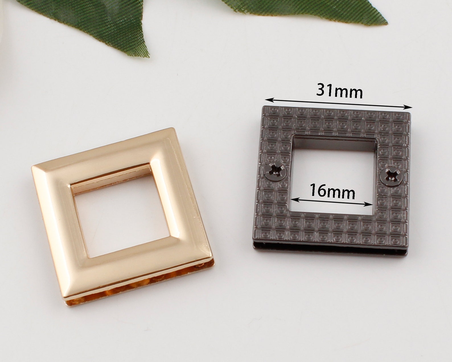 16mm Inner Square Alloy Screw Eyelet Alloy Eyelet Metal - Etsy