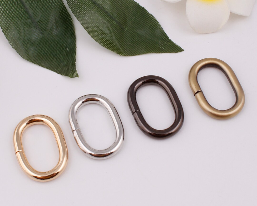 25mm Inner 1“ Metal Oval Ring Bag Purse Ring Elliptical Ring Strap ...