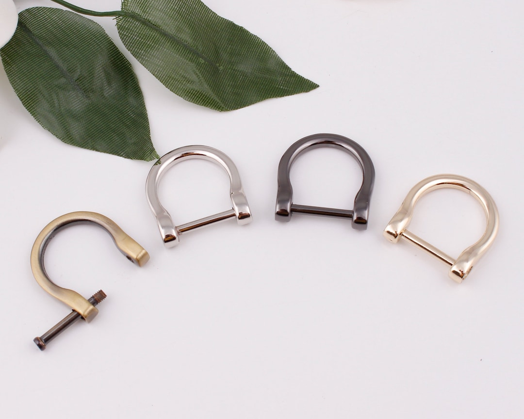 19mm Binnen metalen d ring hoefijzer d ring schroef d ring zak ...