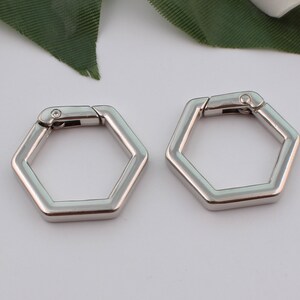 3/4 Inch 19mm Inner Hexagonal Spring O Ring Clasps Metal O Rings Round ...
