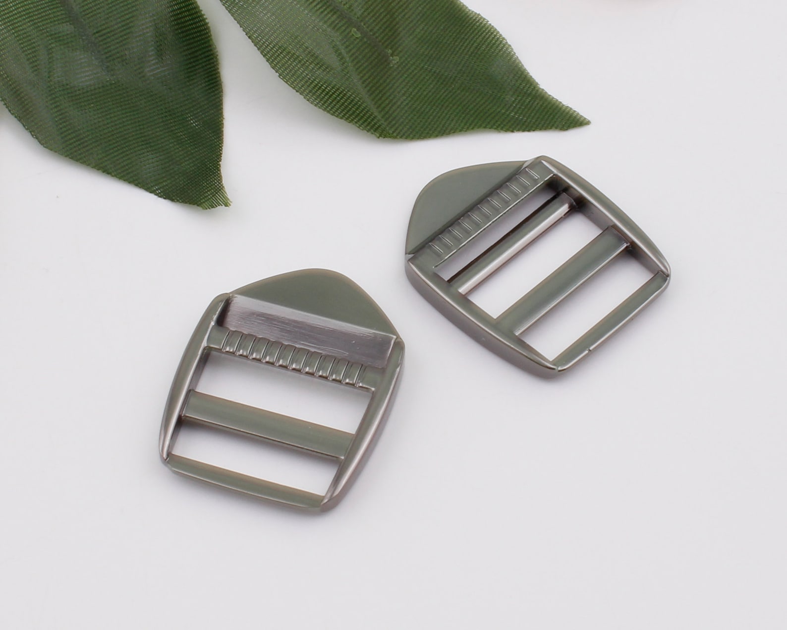 23-25mm Inner Metal Adjuster Slide Buckle Belt Regulator Bag Slide ...