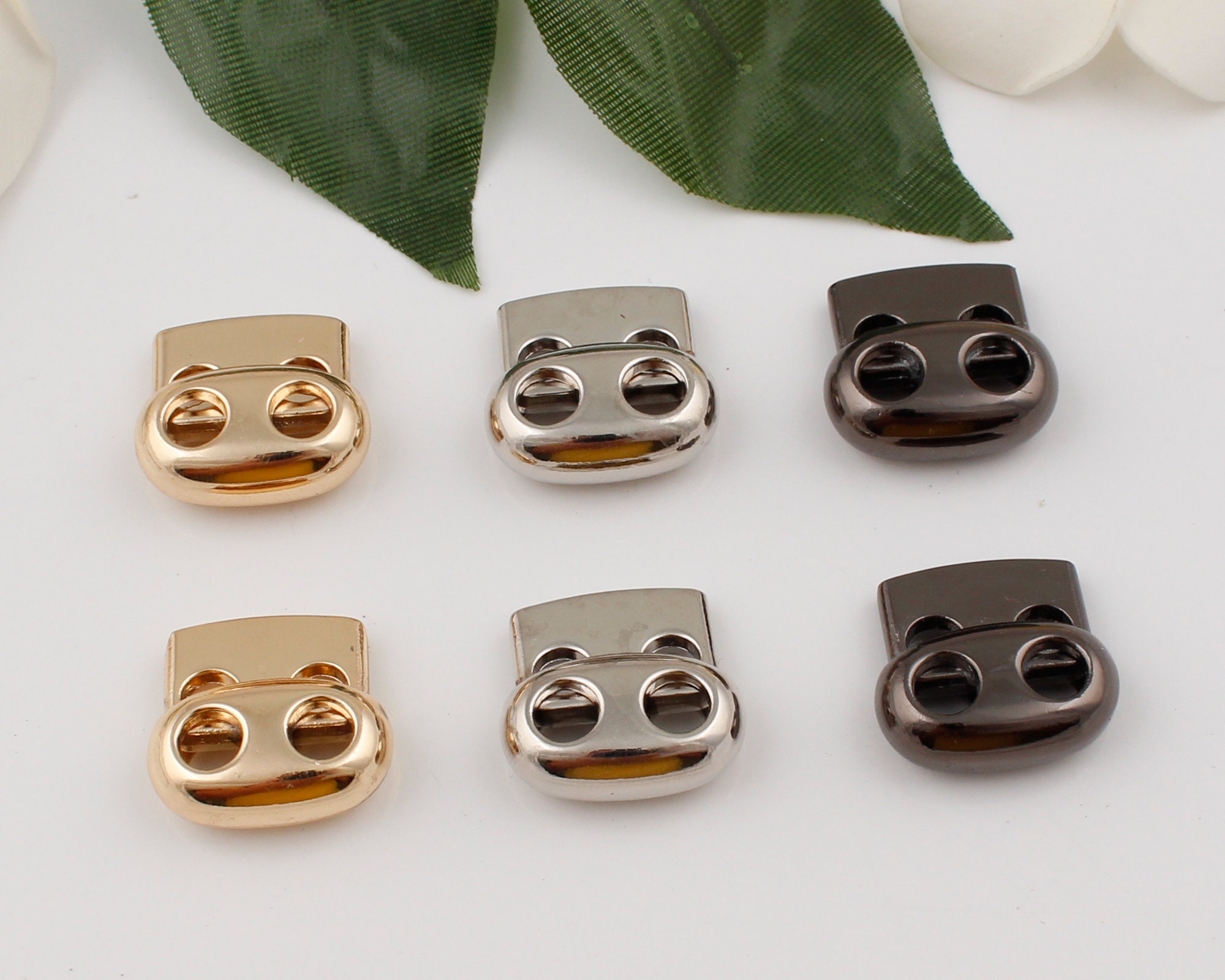 Metal Cord Lock Two Holes Cord Lock Stopper Cord Stopper - Etsy