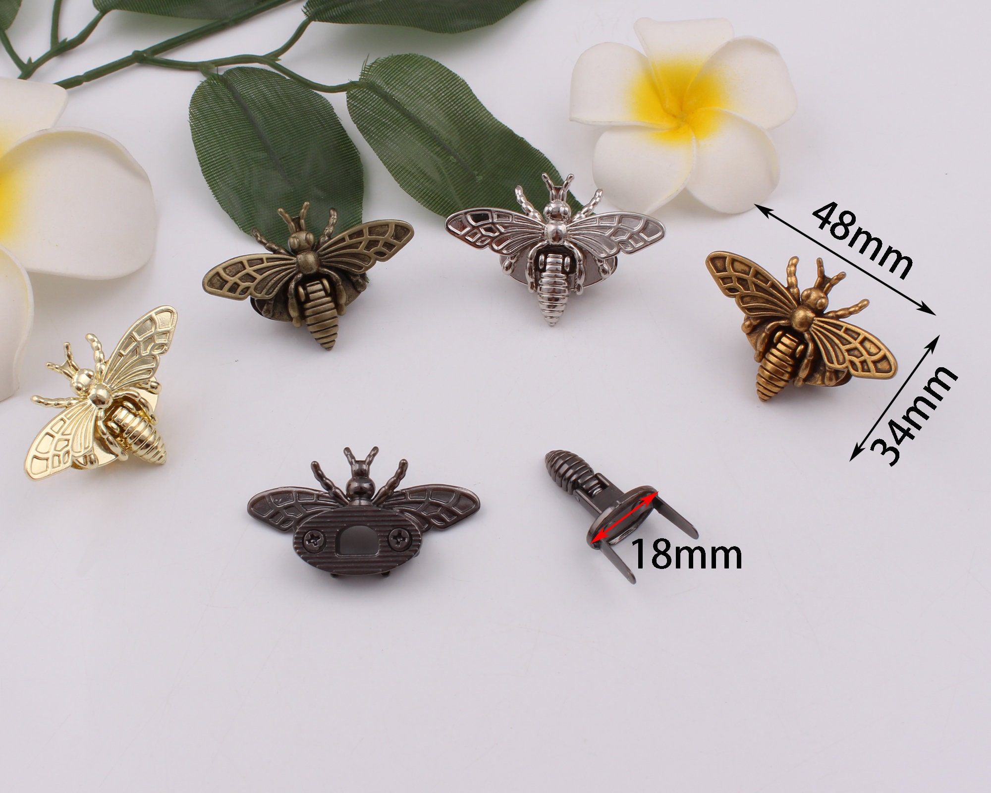 Bee Bag Locks Bee Purse Locks Bag Lock Purse Closure Purse Clasp Clutch ...