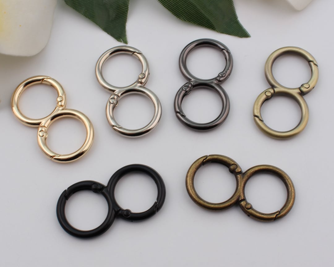 17mm Inner Round Spring O Ring Clasps Metal O Rings Round Ring Spring ...