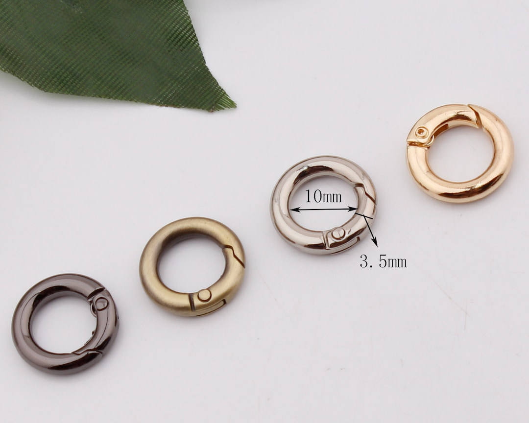 10mm Inner Round Spring O Ring Clasps Metal O Rings Round Ring Spring ...