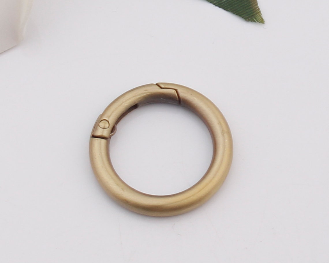 1 inch 25mm inner round spring o ring clasps metal o rings | Etsy