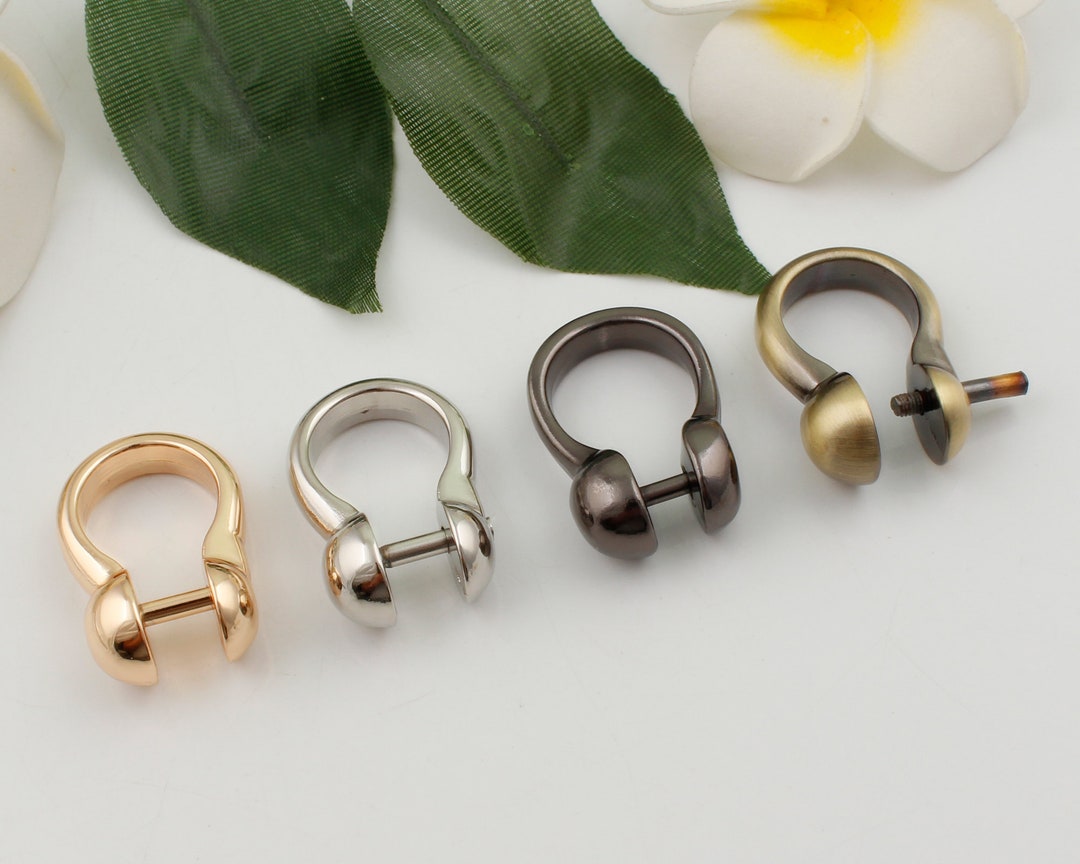 8mm Inner Metal D Ring Horseshoe D Ring Screw D Ring Bag Connector U ...