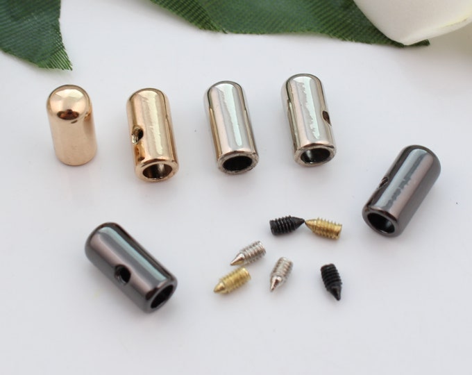 Cord End Tips Bell Ends Plastic End Caps With 4.5mm Diameter Hole Great ...