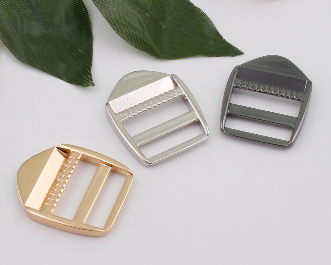 23-25mm Inner Metal Adjuster Slide Buckle Belt Regulator Bag Slide ...