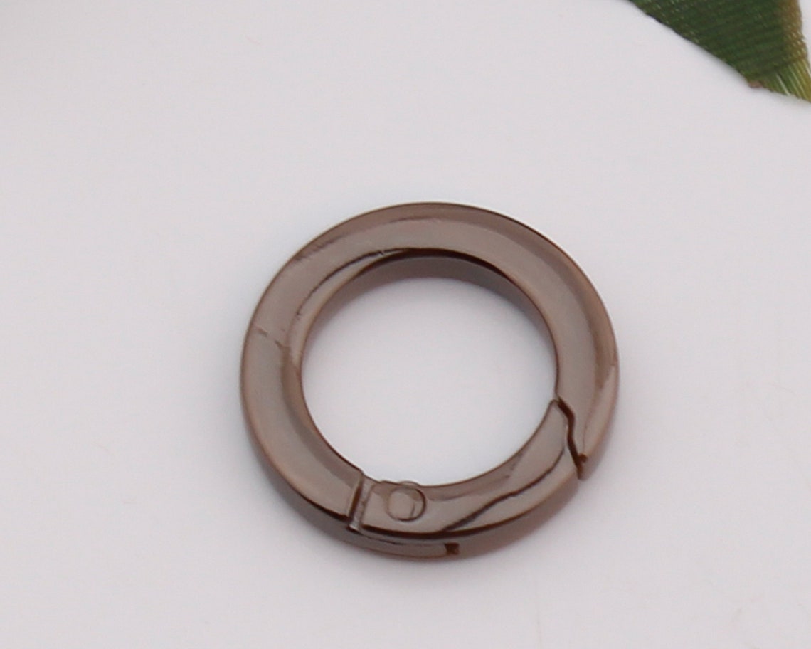 5/8 inch 16mm inner flat spring o ring clasps metal o rings | Etsy