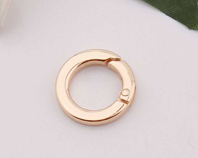 5/8 Inch 16mm Inner Flat Spring O Ring Clasps Metal O Rings - Etsy