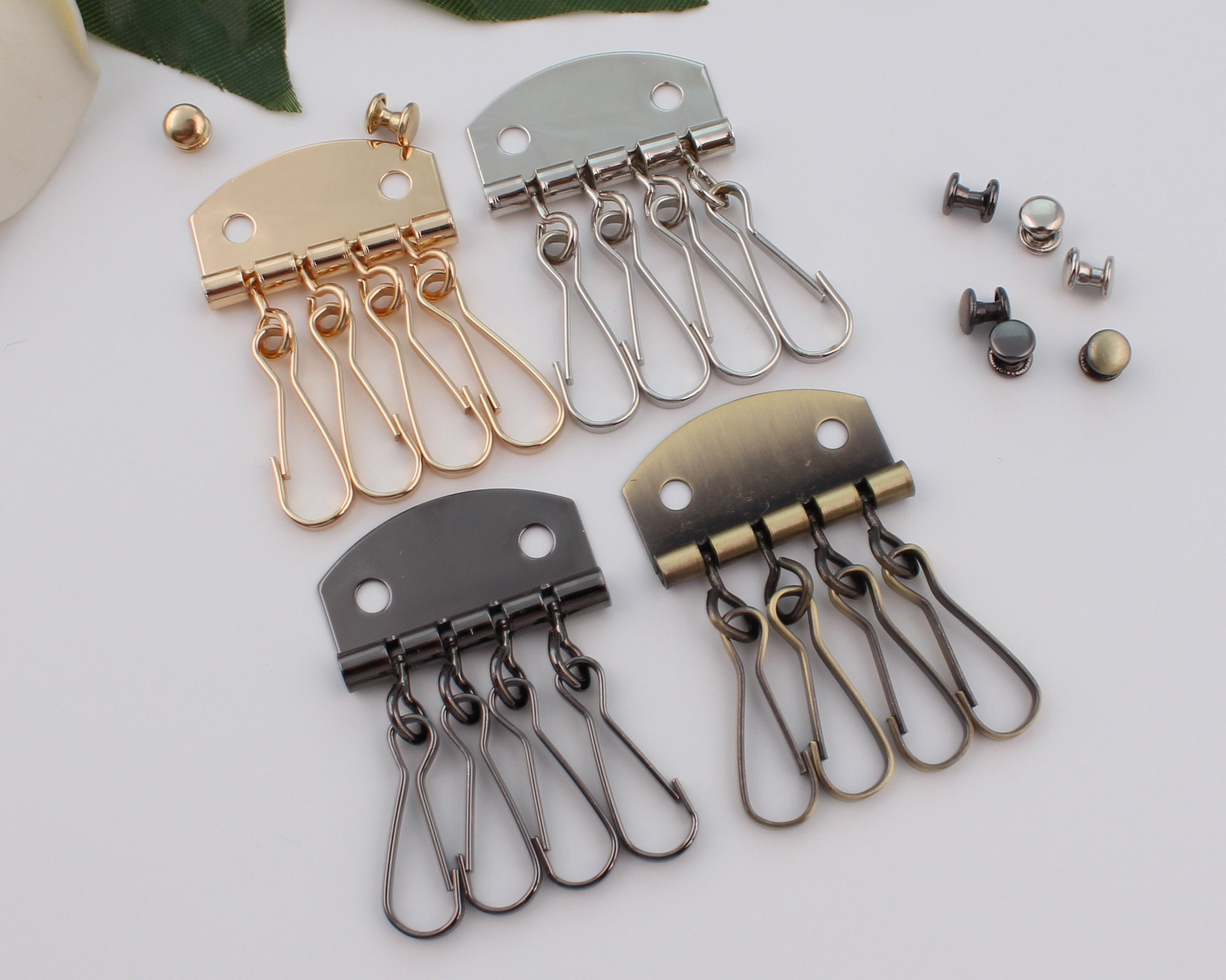 34mm（4 Hook）key Holder，key Wallet Holder，keychain，pocket Key Holder ...