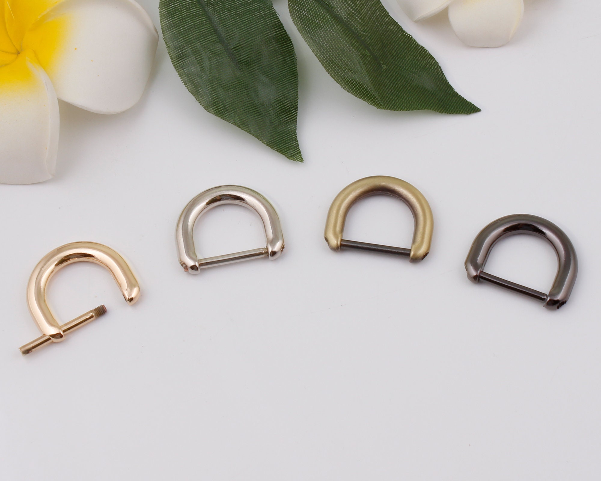 20mm Inner Metal D Ring Horseshoe D Ring Screw D Ring Bag Connector U ...