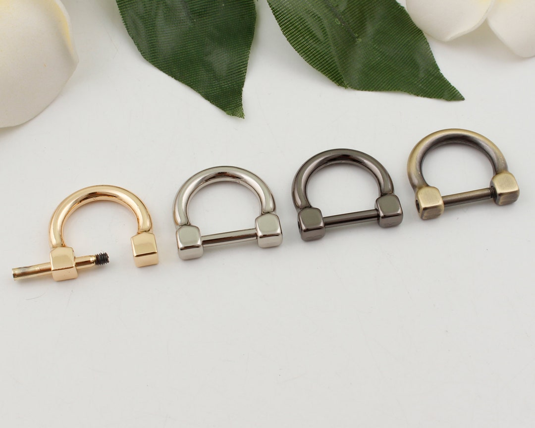 13mm Inner Metal D Ring Horseshoe D Ring Screw D Ring Bag Connector U ...
