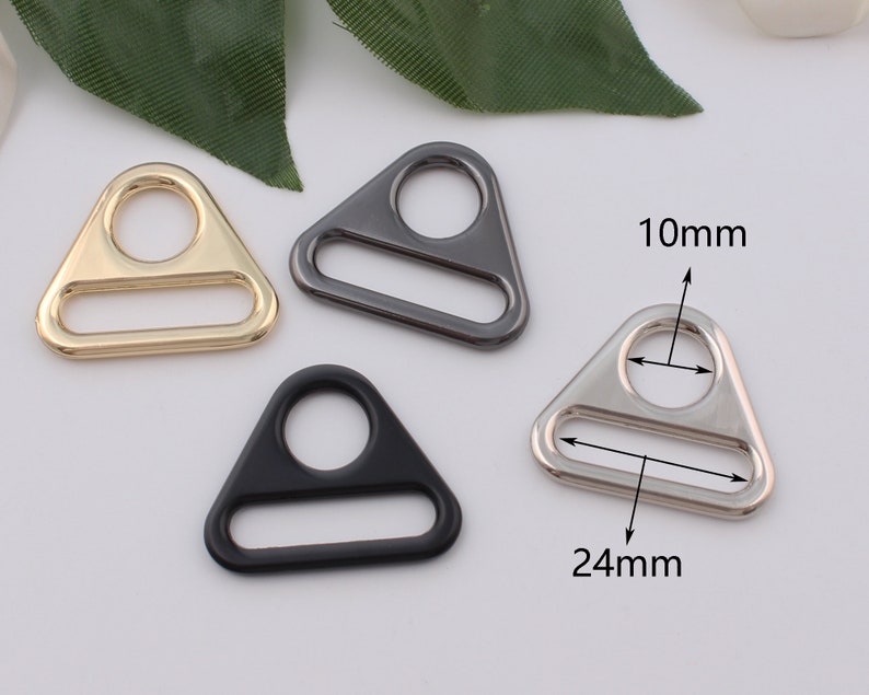24mm Inner 1 Triangle Buckle Triangle Double Ring Strap - Etsy