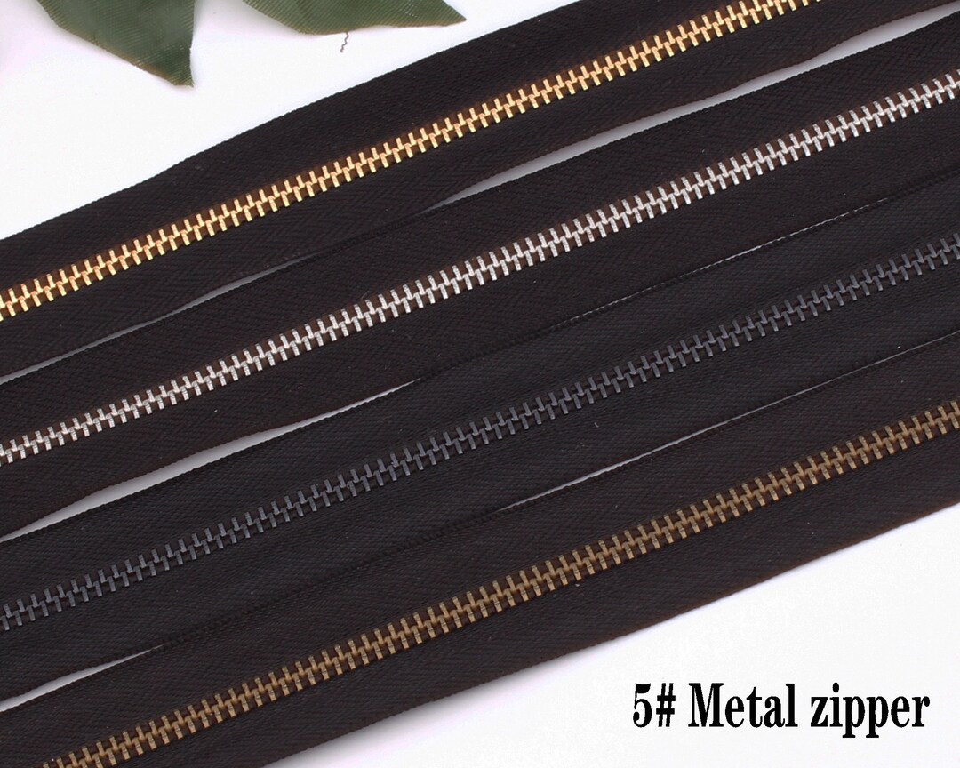 5# Metal Zip,zipper,metal Open End Separating Zipper, Separating Zipper ...