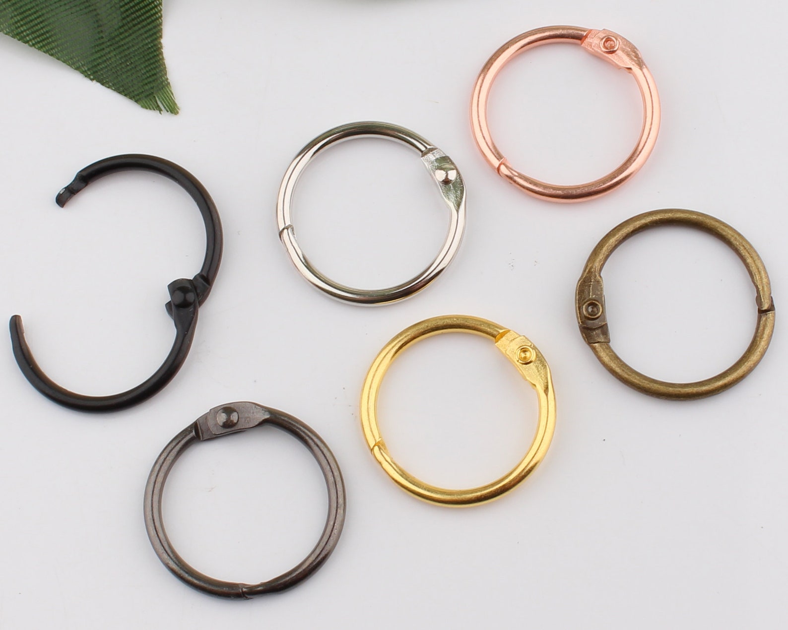 20mm Inner Loose Leaf Rings Split Ring Binder Rings Card Rings - Etsy