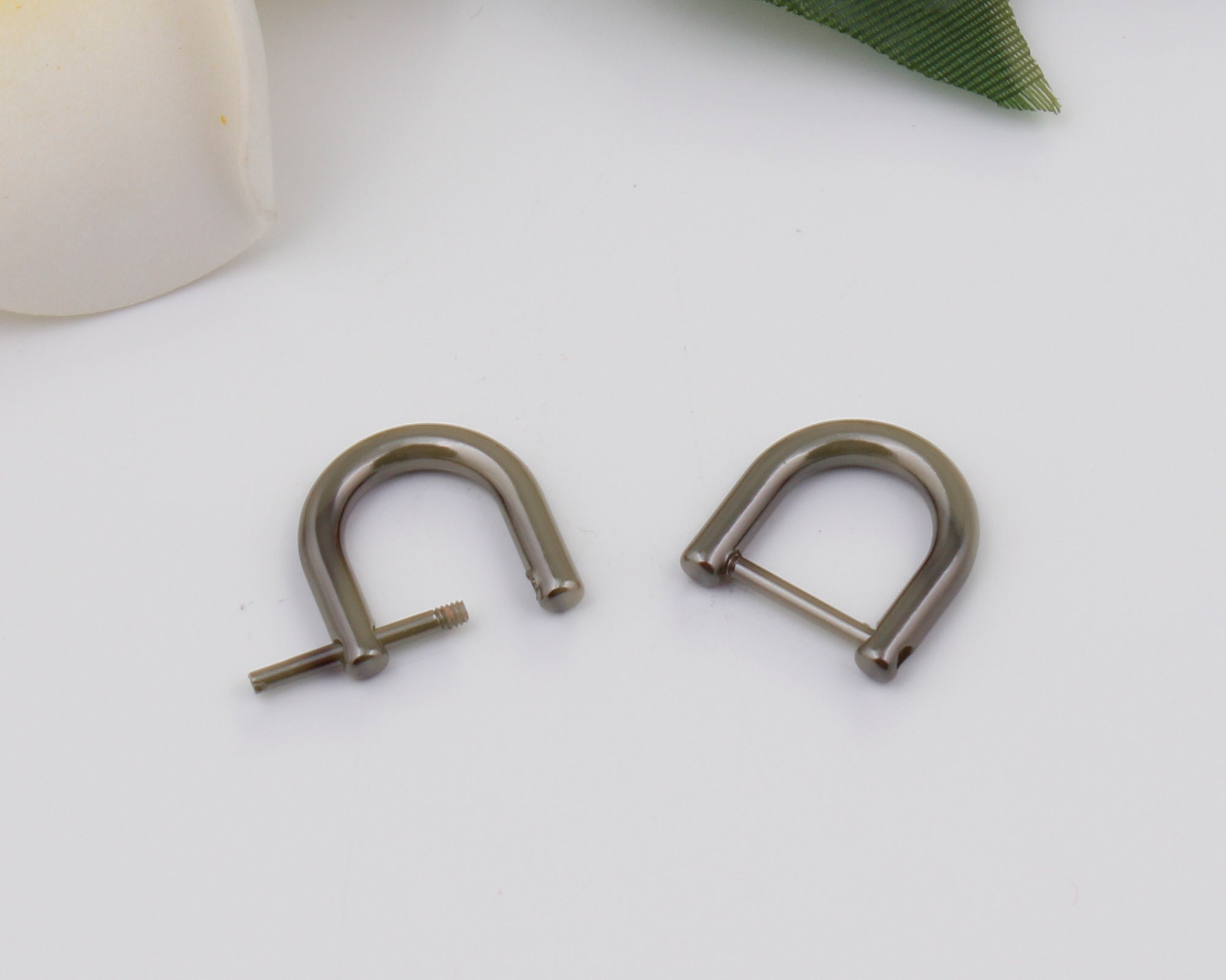 12mm Inner Metal D Ring Horseshoe D Ring Screw D Ring Bag Connector U ...