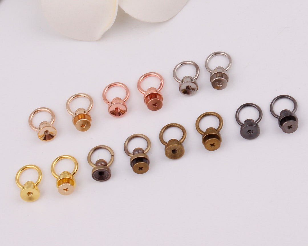 10mm Inner Chain Screw Connector,round Rivet,pull Ring Studs,connect ...