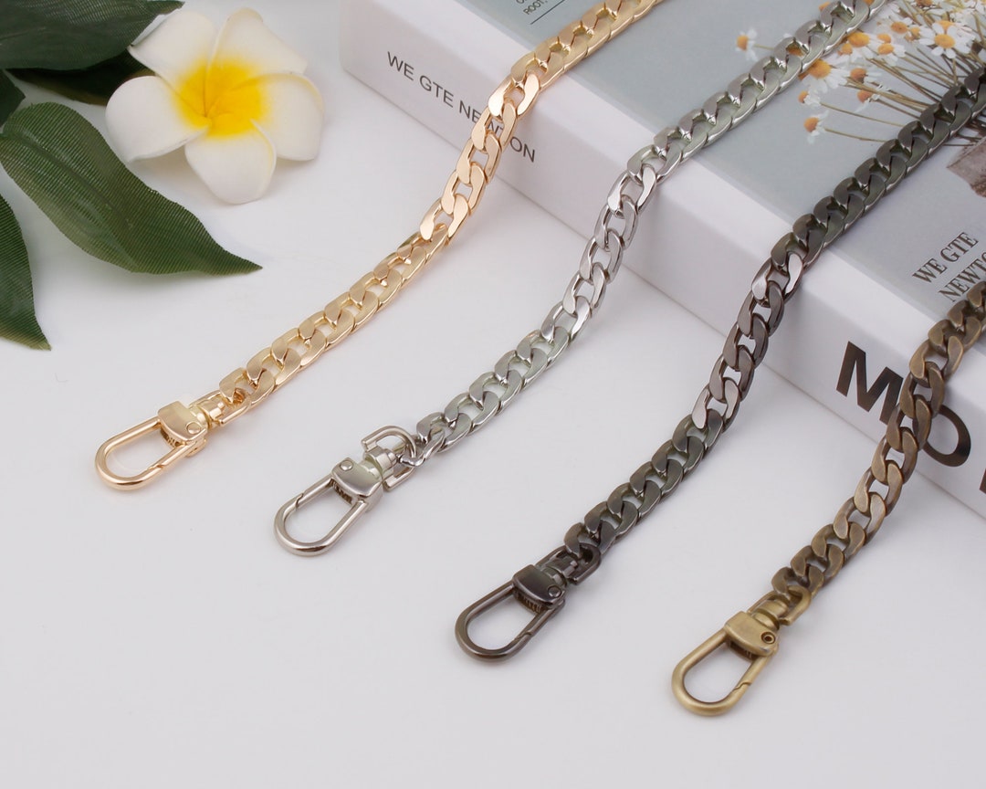 10mm Wide and 30-120cm Length Metal Bag Chain Crossbpdy Bag Chain Purse ...
