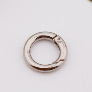 1/2 Inch 13mm Inner Round Spring O Ring Clasps Metal O Rings Round Ring ...