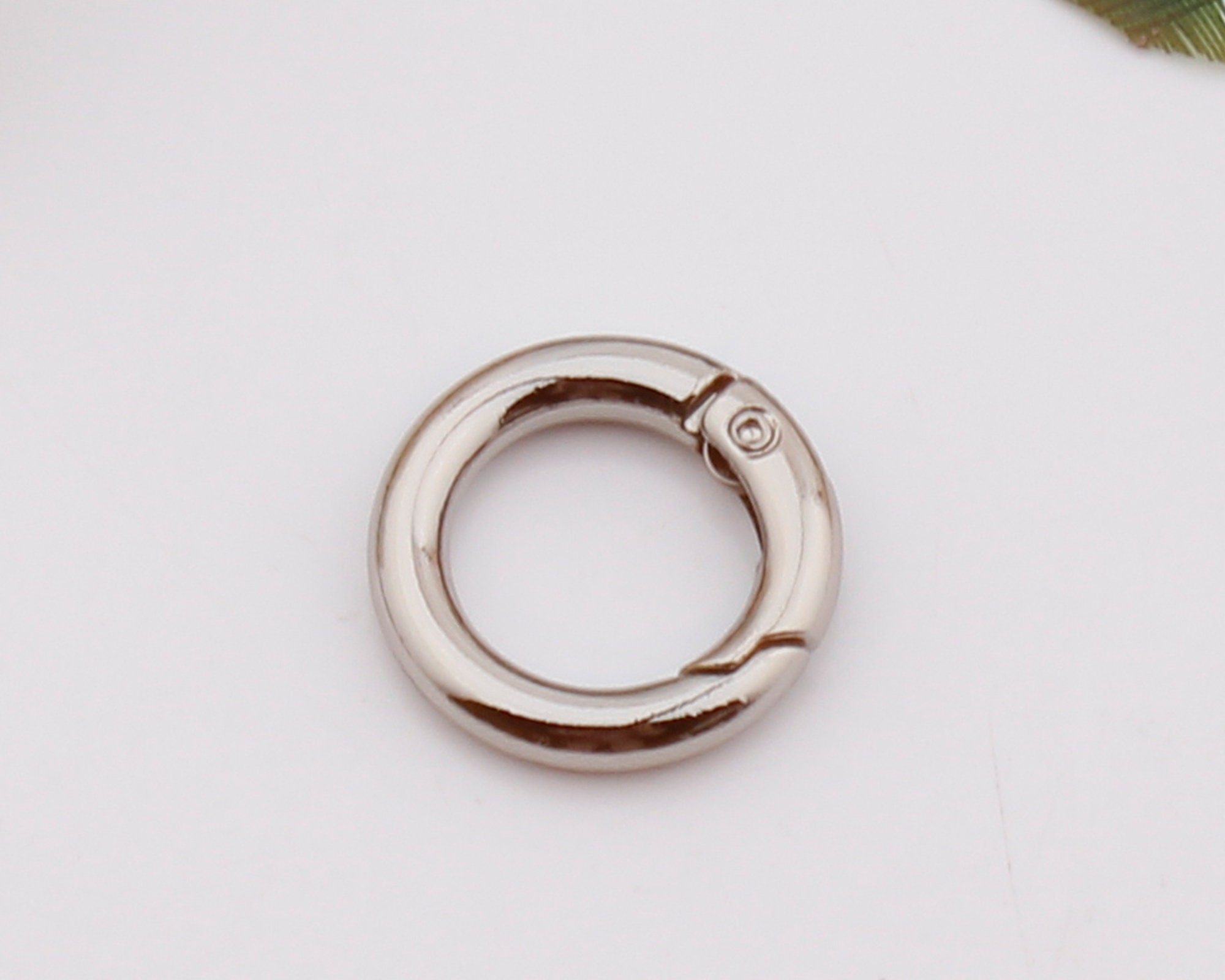 1/2 Inch 13mm Inner Round Spring O Ring Clasps Metal O Rings Round Ring ...