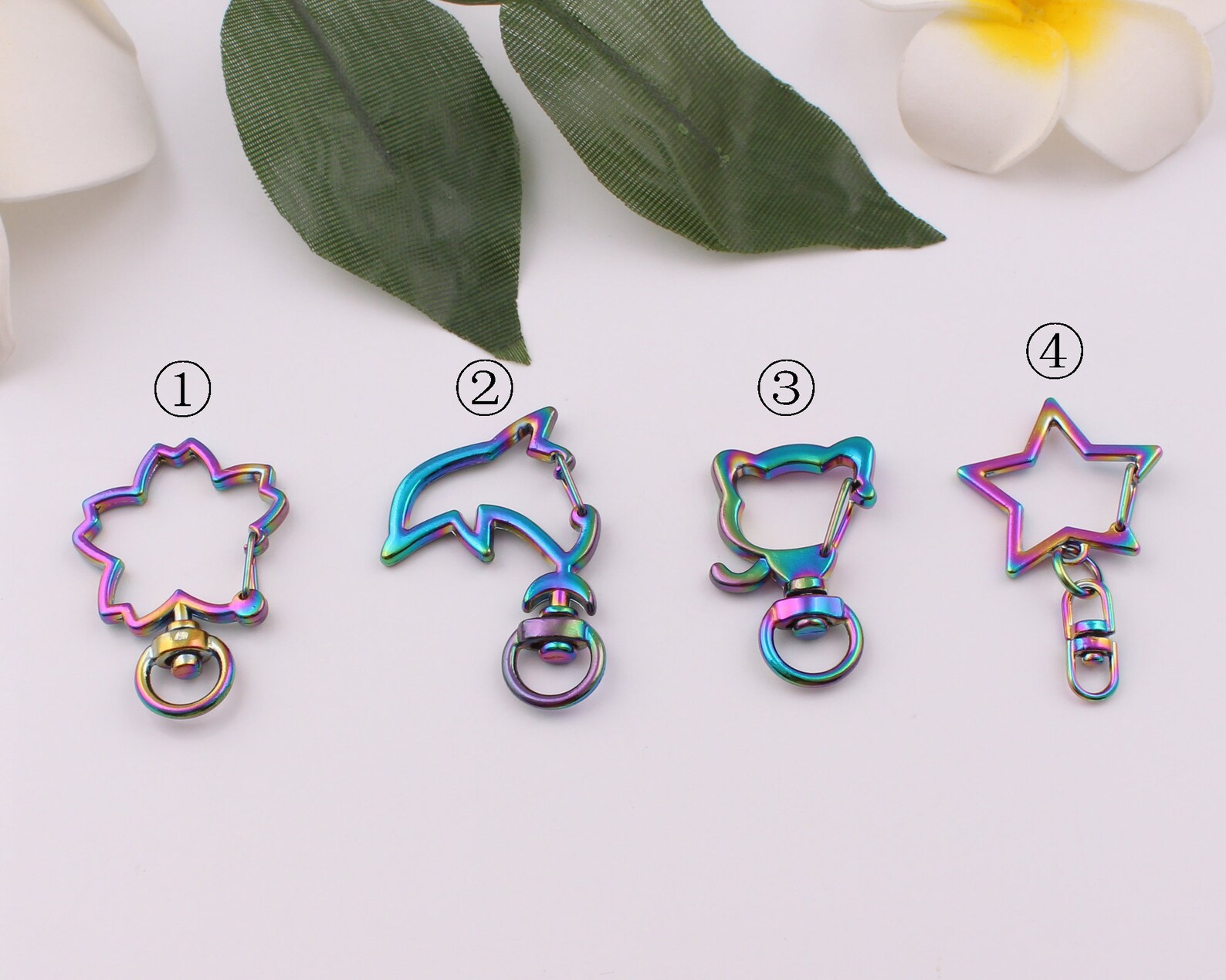 Rainbow Metal Swivel Clasp Key Clasp Swlvel Snap Hook Key - Etsy