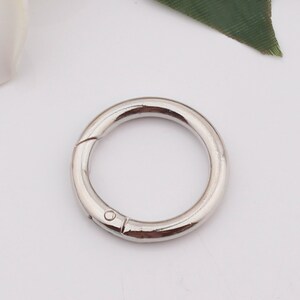1 Inch 25mm Inner Round Spring O Ring Clasps Metal O Rings Round Ring ...