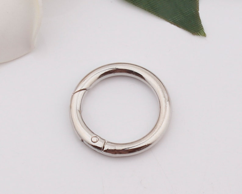 1 Inch 25mm Inner Round Spring O Ring Clasps Metal O Rings | Etsy
